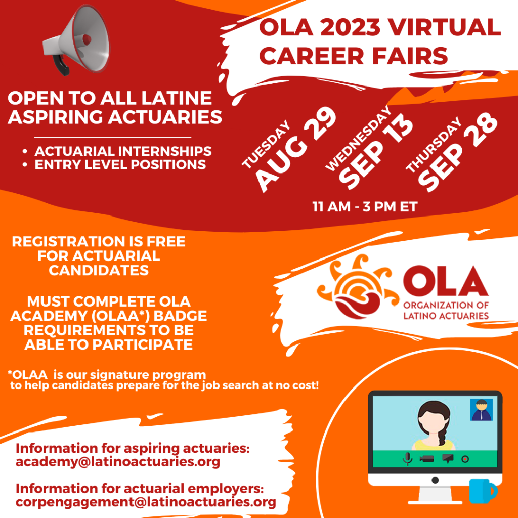 Jobs & Internships - OLA - Organization Latino Actuaries